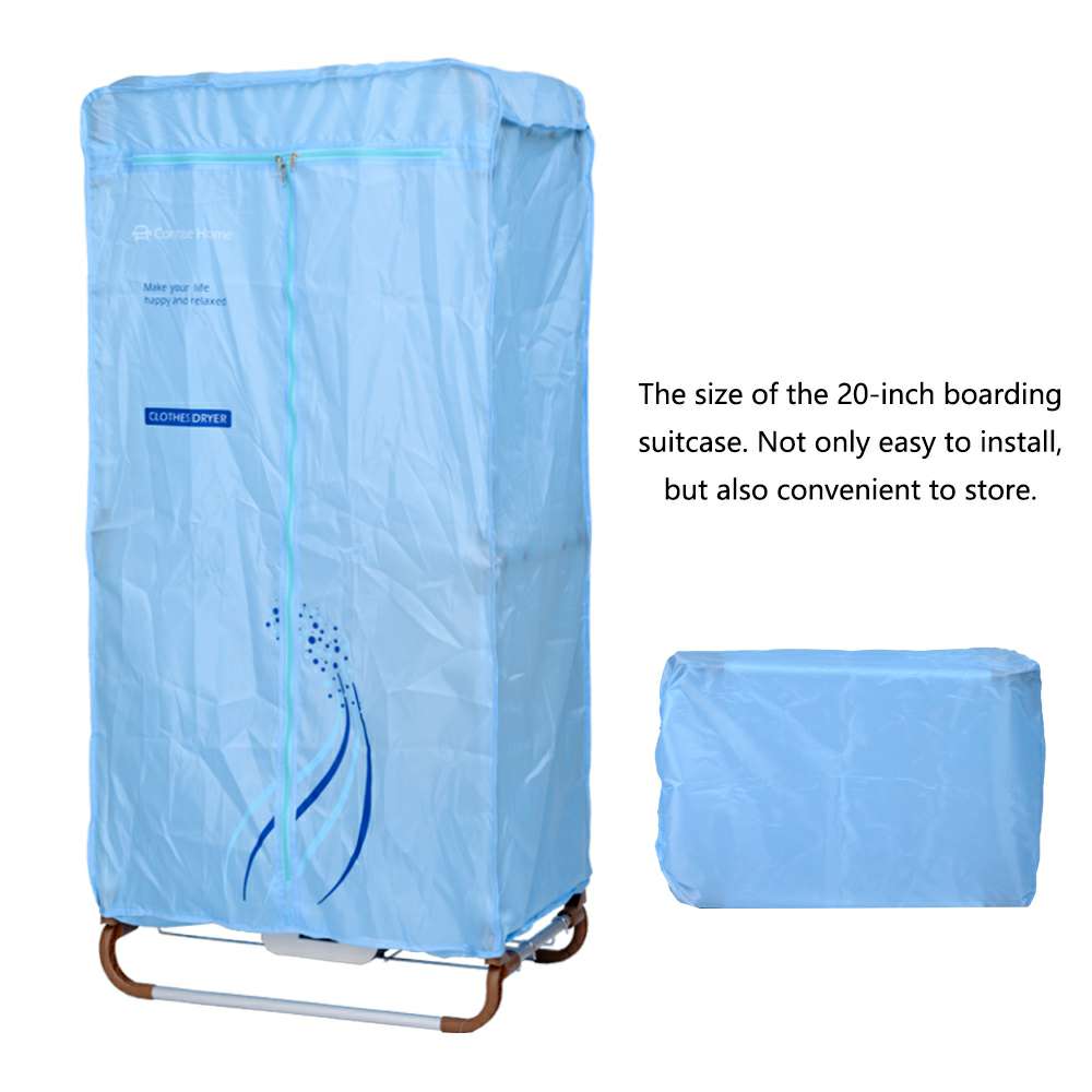 Concise Home Installation-free Folding Clothes Dryer with Remote